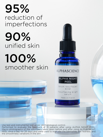ALPHA NIGHT PEEL | Superactive [Age & Blemish] defying serum | ALPHASCIENCE